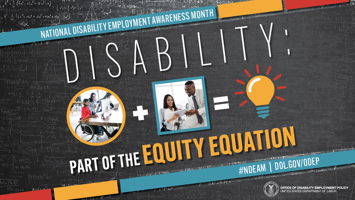 October is National Disability Employment Awareness Month - NMEDA